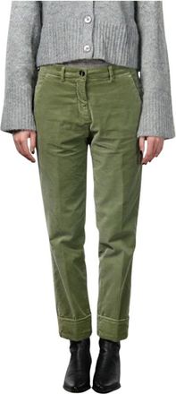 Mason's New York Carrot Chino - Femme - Pantalons - Vert - Taille: 34 FR
