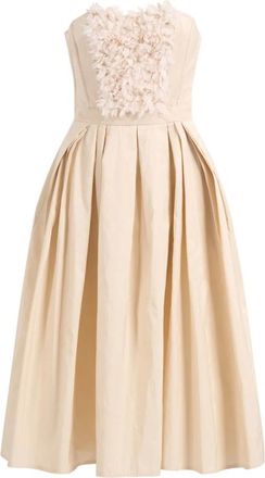Elisabetta Franchi Femme, Robes, Beige, Taille: 42 FR Combinaisons
