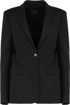 Pinko Pinko, Femme, Vestes, Noir, Taille: 36 FR Blazer Crois&eacute;