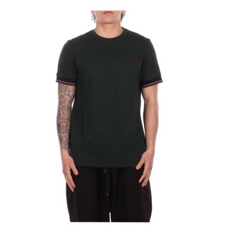 Fred Perry Herren, Oberteile, Gr&uuml;n, SGr&ouml;&szlig;e