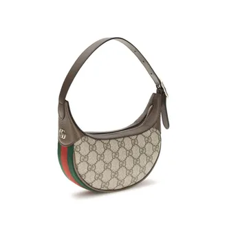 Gucci Womens Ophidia Shoulder Bag Beige Leather Trims