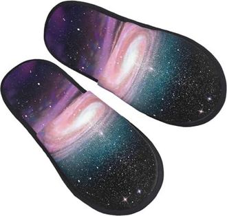 Generic Pantoufles De Maison Galaxie Spirale Dans LEspace Unisexe Pantoufles DHiver Portative Chaussons Invit&eacute;s Pour Int&eacute;rieur Chambre Invit&eacute; L