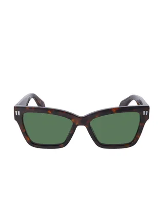 Off-white OERI110S24PLA0016055 Logo-Embellished Sunglasses - Brown