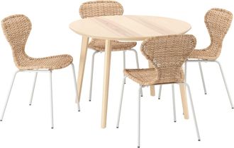 IKEA LISABO / ÄLVSTA Tisch und 4 Stühle