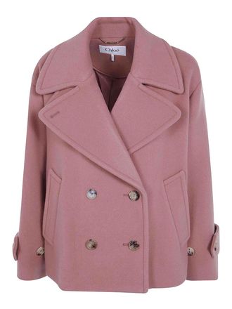 Chlo&eacute; Manteau Court - Rose