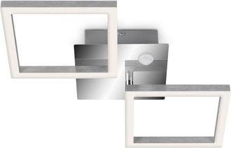 Telefunken led Deckenleuchte Bewegungsmelder IP44 12 w silber Metall-Kunststoff