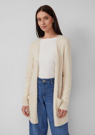 s.Oliver Cardigan Strickjacke Weiche Strickjacke mit aufgesetzten Taschen