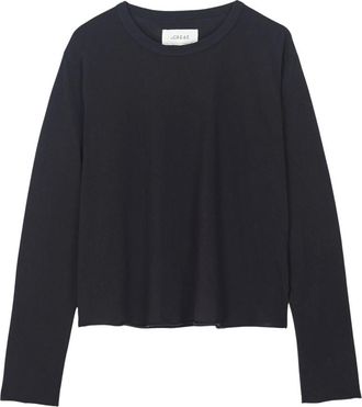 The Great. THE Great, Femme, Tops, Noir, Taille: 36 FR Crop T-shirt