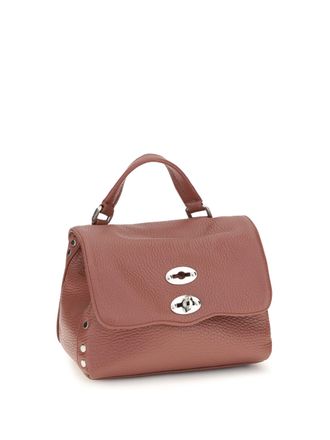 Zanellato Womens Baby Postina Daily Handbag Red Radicchio Di Treviso Calf Leather Bos Taurus Handbags Hand Bags