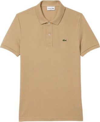 Lacoste Homme, Tops, Brun, Taille: L Beige Slim Fit Polo