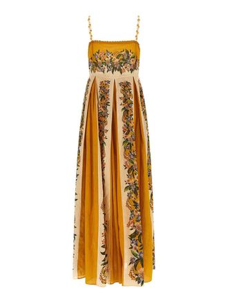 Farm Rio Maxi Robe - Jaune