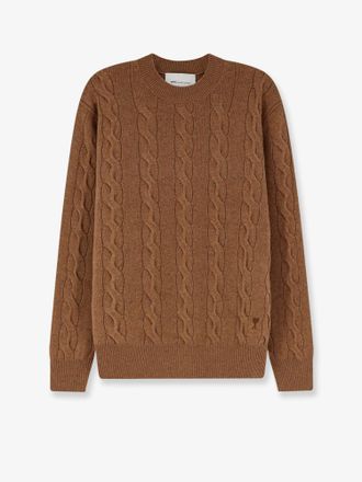 Ami Braided knit wool sweater - AMI PARIS - gender_Man