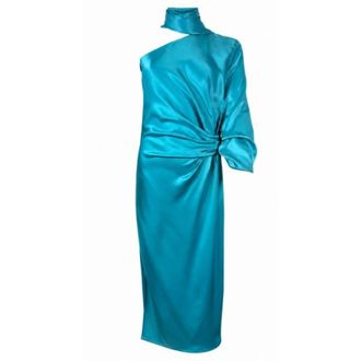 Pinko Pinko, Femme, Robes, Vert, Taille: 40 FR Pinko Robes