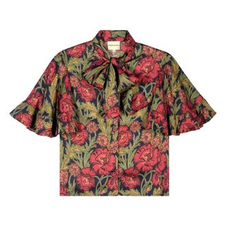 Maria de la Orden Blouse Balzac Fleurs Maria de la Orden