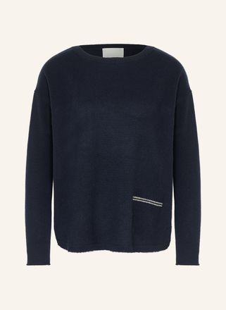 Hemisphere Hemisphere Cashmere-Pullover Mit Schmucksteinen blau