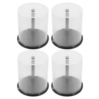 Holibanna Kunststoff CD Halter f&uuml;r 100 Discs Transparenter Organizer mit Schutzfunktion f&uuml;r B&uuml;ro und Wohnzimmer