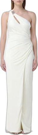 Versace Draped One-Shoulder Jersey Dress - - Dresses - Damen - Wei&szlig; - M