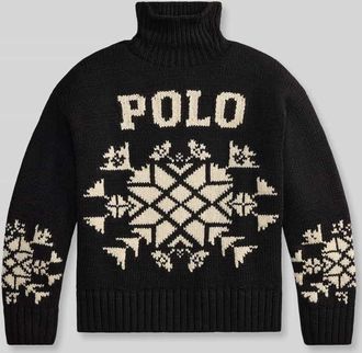 Polo Ralph Lauren Relaxed Fit Rollkragenpullover aus reiner Wolle