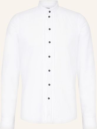 Grasegger Trachtenhemd Kissing Sk Mit Stehkragen Extra Slim Fit weiss