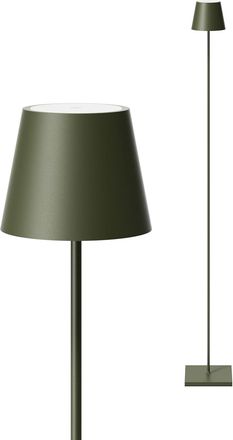 Sigor Nuindie 2.0 Stehleuchte - Dimmbare LED Akku-Stehlampe Indoor & Outdoor, IP54 spritzwassergesch&uuml;tzt, H&ouml;he 120 cm, aufladbar mit USB-C, 12 h Leuchtdauer