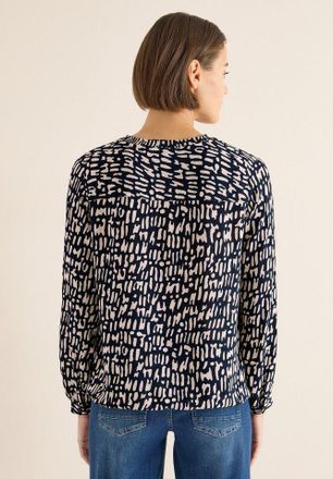 Cecil Langarmbluse mit grafischem Muster