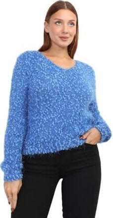 La Modeuse Pull duveteux avec fils brillants