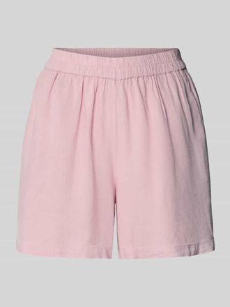 Pieces Regular Fit Shorts aus Viskose-Leinen-Mix Modell PIA