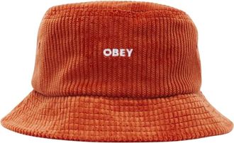 Obey Bold Cord Bucket Hat - - Accessories - Herren - Orange - ONE SIZE