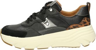 Geox Damen D DIAMANTA Sneaker, Black, 36.5 EU