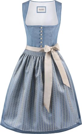 Stockerpoint Damen Dirndl Irit I Größe 32-48 I Trachtenkleid mit liebevollen Details & eleganter Dirndlschürze I Bequem & pflegeleicht I Perfekt für Volksfest & Fe