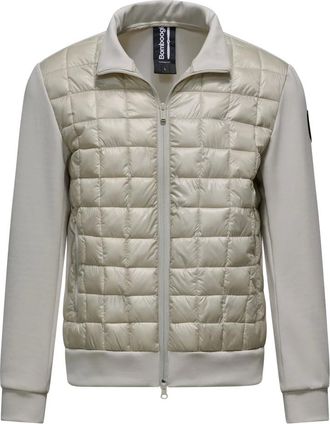 Bomboogie Homme, Vestes, Gris, Taille: 2XL Veste bi-mati&egrave;re en nylon et maille
