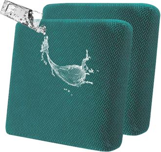 Shanna Stretch Sofa Sitzkissenbezüge rutschfest Sofabezug: 2-Sitzer wasserdichte Couchkissen Schonbezüge Outdoor-Sitzkissen Schonbezug Akzent Möbelschutz für