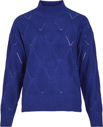 Vila Viaugie Highneck L/S Knit Top