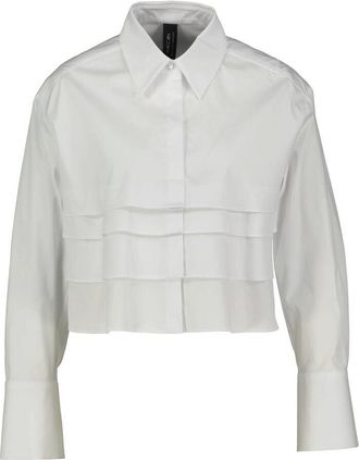 Marc Cain Damen Bluse aus Baumwollmischung