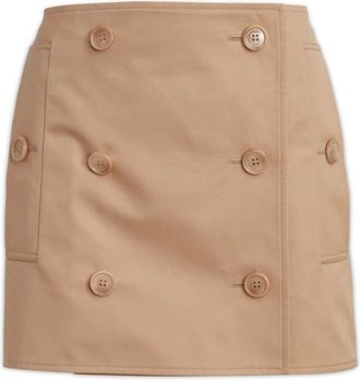 Burberry Femme, Jupes, Rose, Taille: 38 FR Mini-jupe trench