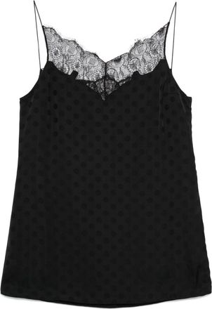 Givenchy Top mit Polka Dots - Schwarz