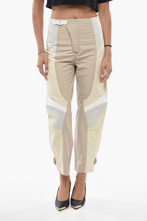 Stella McCartney Bikerhose BROOKE mit Patchwork-Design Stella McCartney