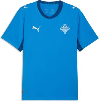 Puma Maillot Home Islande 2026 Homme, Accessoires, Bleu, 3XL