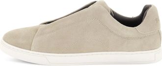 Boggi Milano Homme, Chaussures, Beige, Taille: 41 EU Suede Leather Baskets