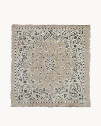 Kujten Tr&egrave;s grand bandana cachemire - Tr&egrave;s Grand Bandana Effy Marbled