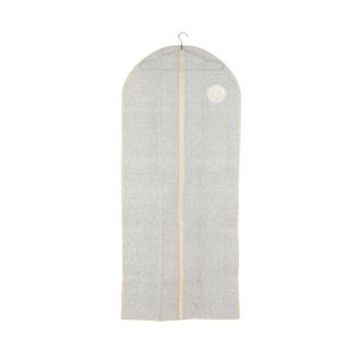 MSV Premium Kleidersack I 135 x 60 I Optimierte Materialst&auml;rke I Hochwertige Kleiderh&uuml;lle f&uuml;r Anzug und Kleid I Atmungsaktive Anzugtasche f&uuml;r Reisen, Gray