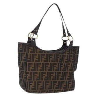 Fendi Pre-owned Zucca Canvas Tote - Femme - Pre-owned - Brun - Taille: ONE Size