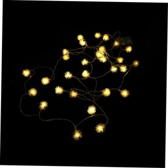 Artibetter Schneeflocke Led Lichterkette Kreative Schneeflockenkugel Ball String Lampe Zarte Ornament Szene Lampe Batteriebetrieben F&uuml;r Feste Dekoration Und Part