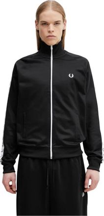 Fred Perry Homme, Sweatshirts et sweats &agrave; capuche, Noir, Taille: XL Zip-throughs