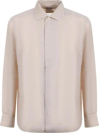MC2 Saint Barth Homme, Chemises, Beige, Taille: XL Pamplona Linen Shirt