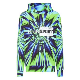 Plein Sport Homme, Sweatshirts et sweats &agrave; capuche, Multicolore, Taille: XL SweaT-shirt &agrave; capuche Tie-Dye Tiger