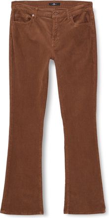 7 For All Mankind Damen Bootcut Corduroys, Brown, 31W / 31L EU
