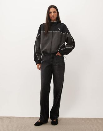 New Balance Trackside - Jacke aus Webstoff in Schwarz