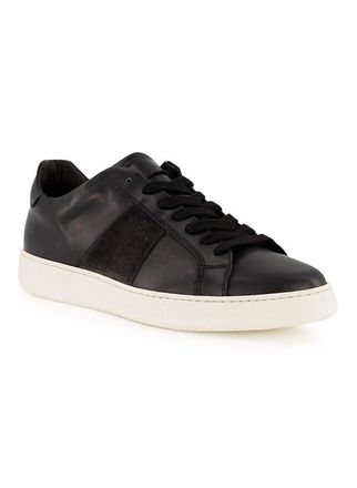Rosso E Nero Herren Sneaker schwarz Glattleder