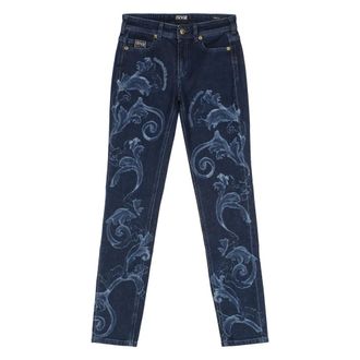 Versace Jeans Couture Femme, Jeans, Bleu, Taille: W27 Jean Skinny 5 poches